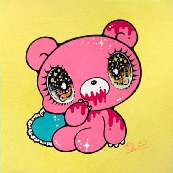 Yurie Sekiya - Gloomy ♡ Sparkle 1 - Art Print -Gloomy Bear Exhibition – Q POP