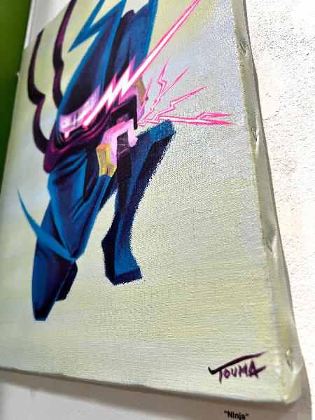 Touma - Ninja - Original artwork on Canvas - Touma & Mao Exhibition – Q POP