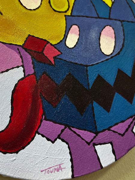 Touma - Zoppy Original artwork on Canvas - Touma & Mao Exhibition – Q POP